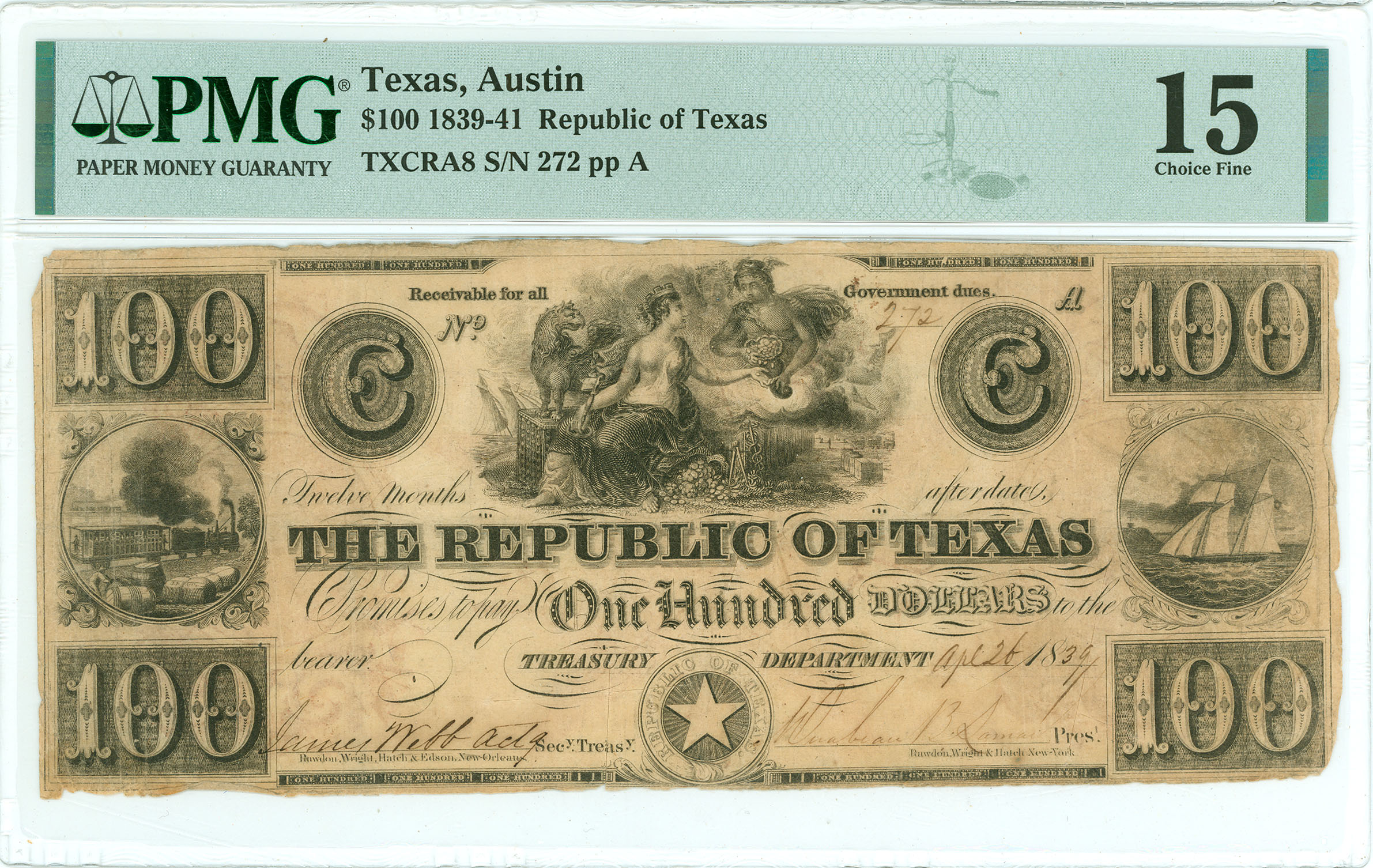 Republic of Texas Paper Money & Documents